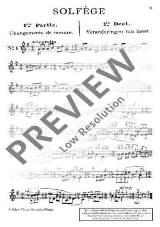 Solfège - Choral Score" Sheet Music for Voice - Sheet Music Now