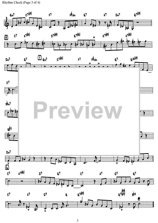 Rhythm Check" Sheet Music for Bb Trumpet - Sheet Music Now