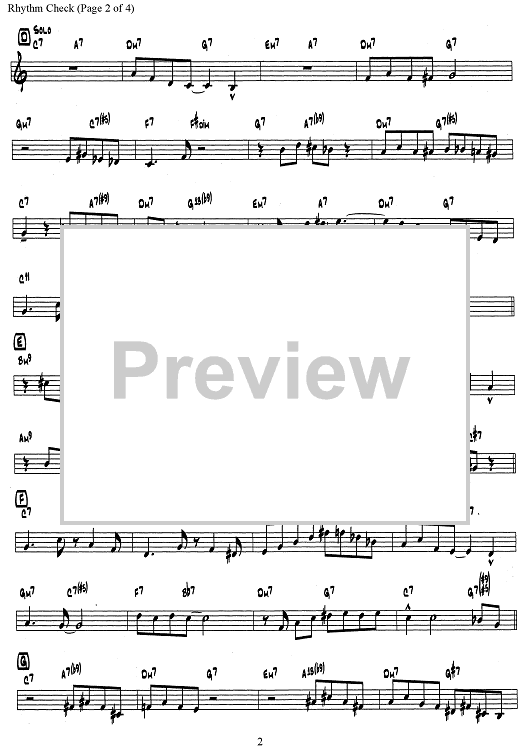 Rhythm Check" Sheet Music for Bb Trumpet - Sheet Music Now