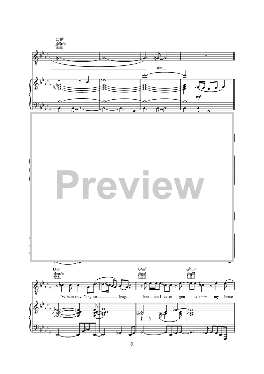 Black Crow" Sheet Music by Diana Krall for Piano/Vocal/Chords - Sheet ...