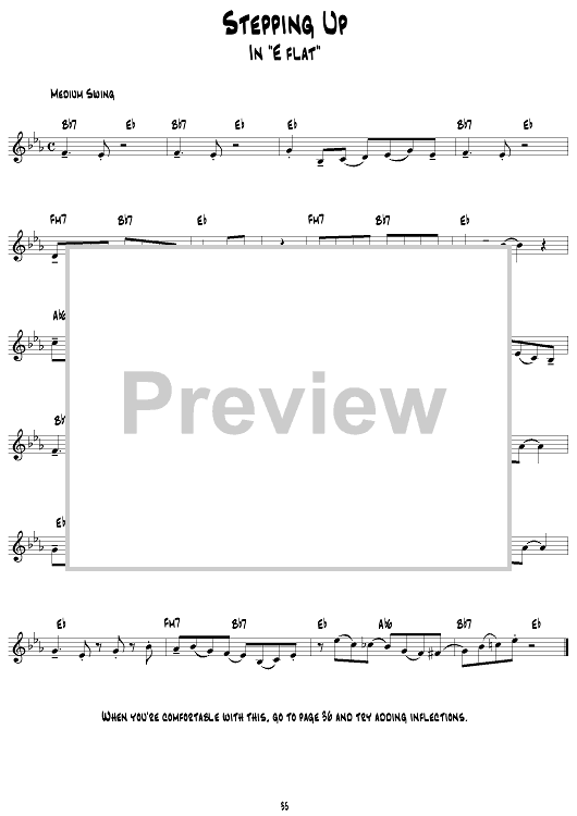Stepping Up" Sheet Music for Jazz Method - Sheet Music Now