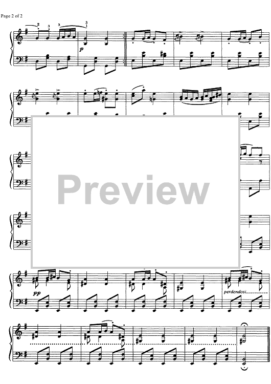Moment Musicale Op.94 No. 3 D94" Sheet Music for Piano Solo - Sheet Music Now