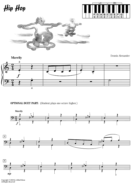 Hip Hop" Sheet Music for Piano Solo - Sheet Music Now