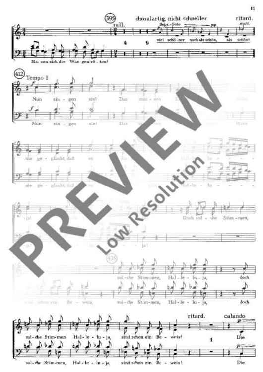 Cantata concertante - Choral Score" Sheet Music for Mixed Choir (satb ...