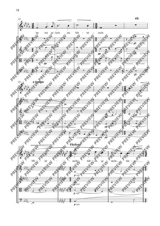 Five Lieder from 1901 - Score and Parts" Sheet Music for Medium Voice ...