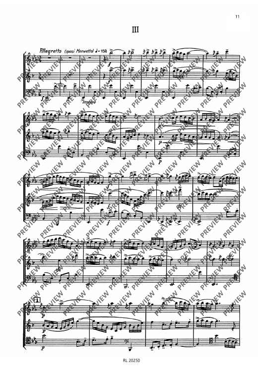Arabesques - Score" Sheet Music for Oboe, Clarinet And Bassoon - Sheet ...