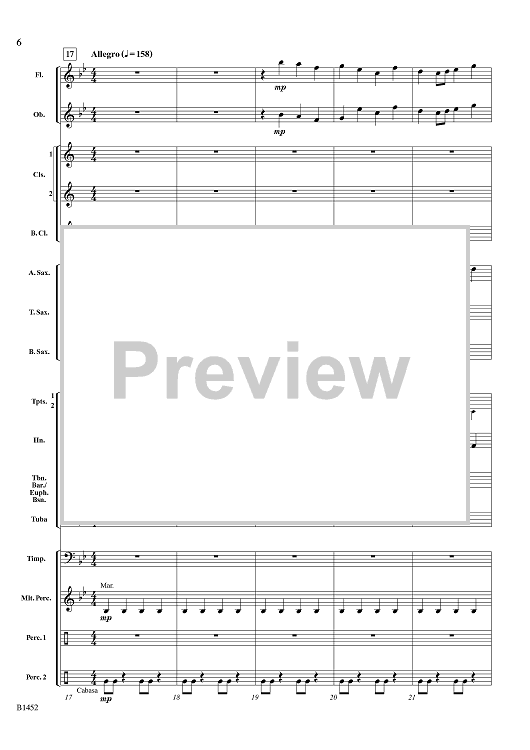 Colliding Visions - Score" Sheet Music for Beginning Band - Sheet Music Now