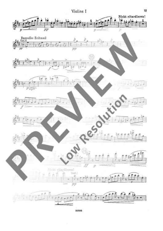 Sextet In D Major Set Of Parts Sheet Music For 2 Violins 2 Violas And 2 Violoncellos Sheet