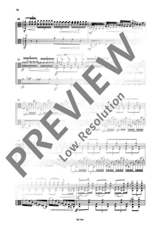 Viola Spaces for Two - Performing Score" Sheet Music for 2 Violas ...