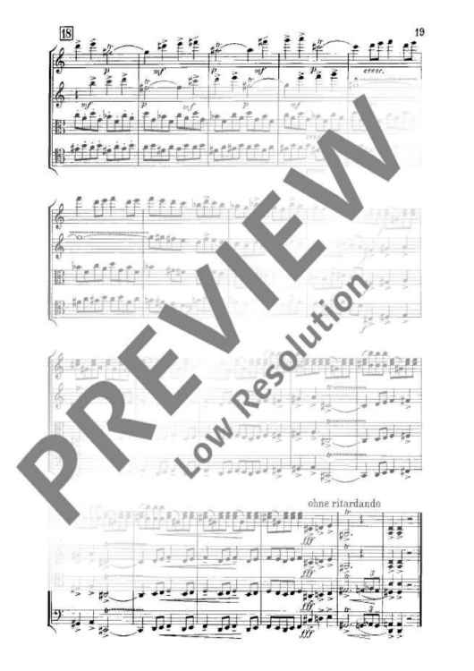 5th String Quartet - Full Score" Sheet Music for String Quartet - Sheet ...