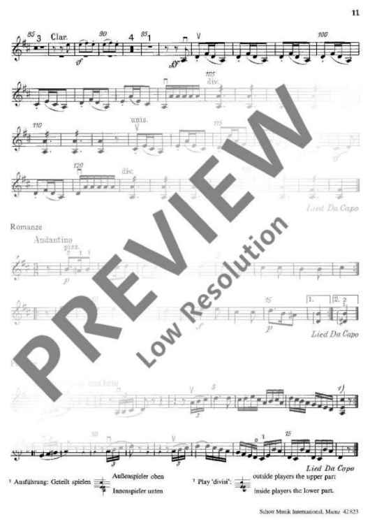 Music of Classic - Violin 2" Sheet Music for Assorted Instruments ...