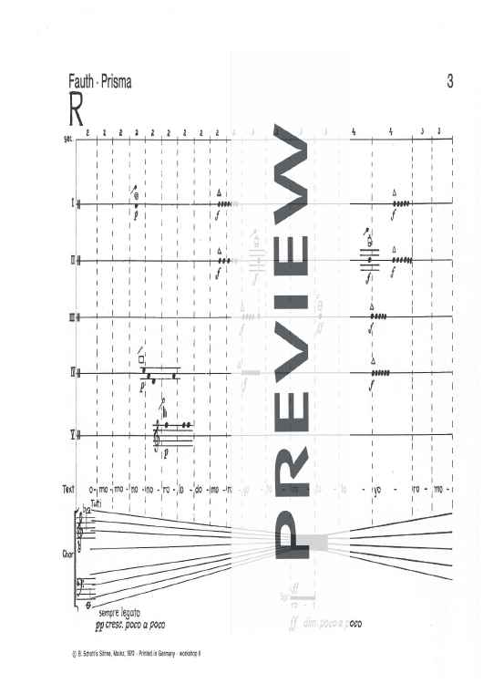 Prisma - Score" Sheet Music for Men's Choir (ttbb), Speakers And 5 ...