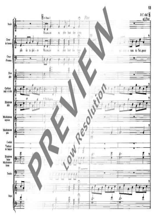 Missa élémentaria - Score" Sheet Music for Choir, Recorders And Orff ...