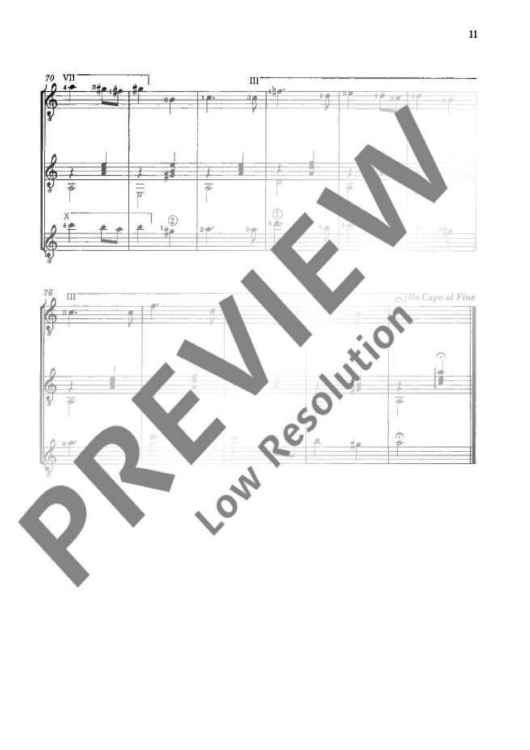 Spanish Folk Songs - Performing Score" Sheet Music for 3 Guitars ...