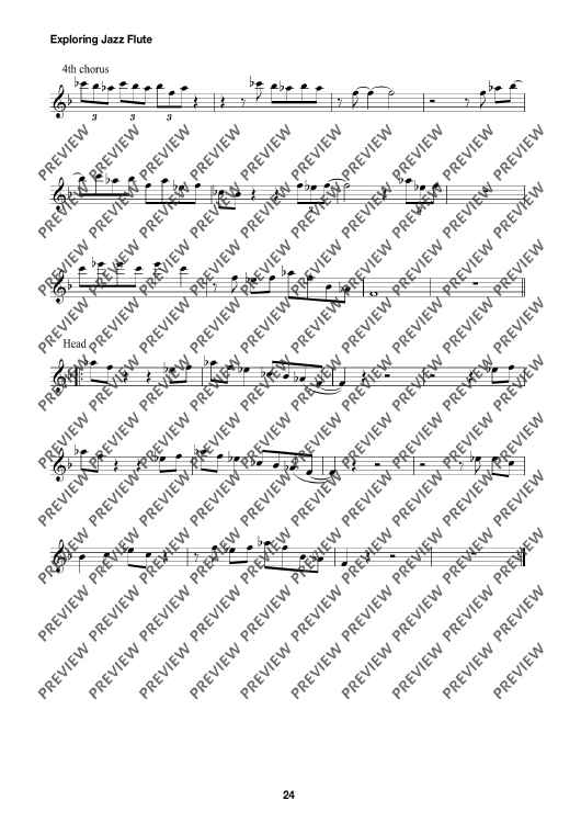 Exploring Jazz Flute" Sheet Music for Flute - Sheet Music Now