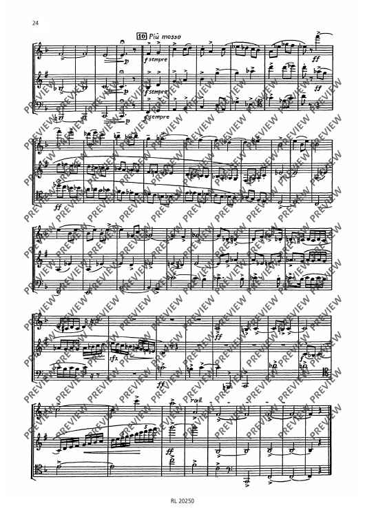 Arabesques - Score" Sheet Music for Oboe, Clarinet And Bassoon - Sheet ...