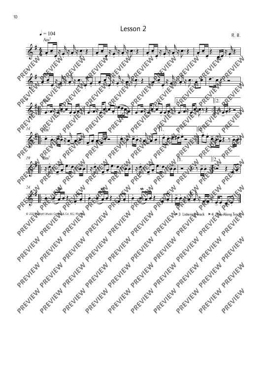 Total Funk Trumpet - Performing Score" Sheet Music for 1-2 Trumpets ...