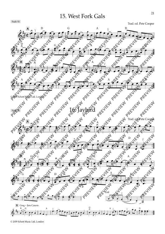 American Old Time Fiddle Tunes" Sheet Music for Violin - Sheet Music Now