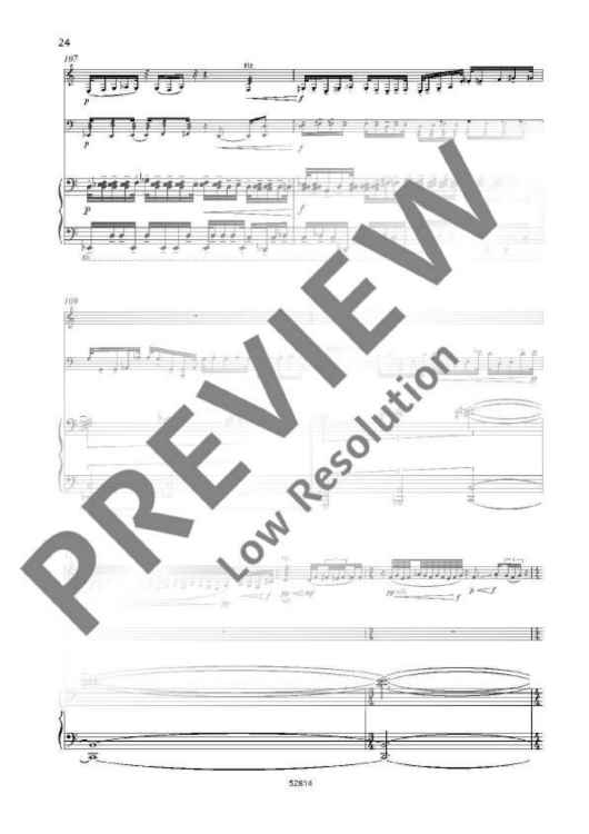 Sepulchral City - Score and Parts" Sheet Music for Clarinet, Cello and ...
