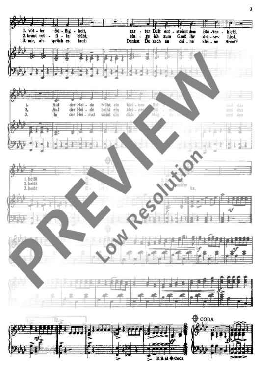 Erika" Sheet Music for Voice And Piano - Sheet Music Now