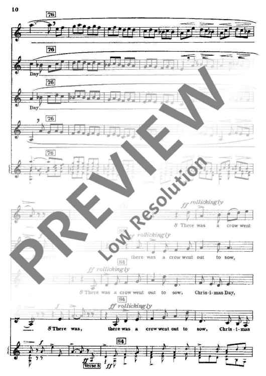 There was a pig went out to dig - Choral Score" Sheet Music for Women's ...