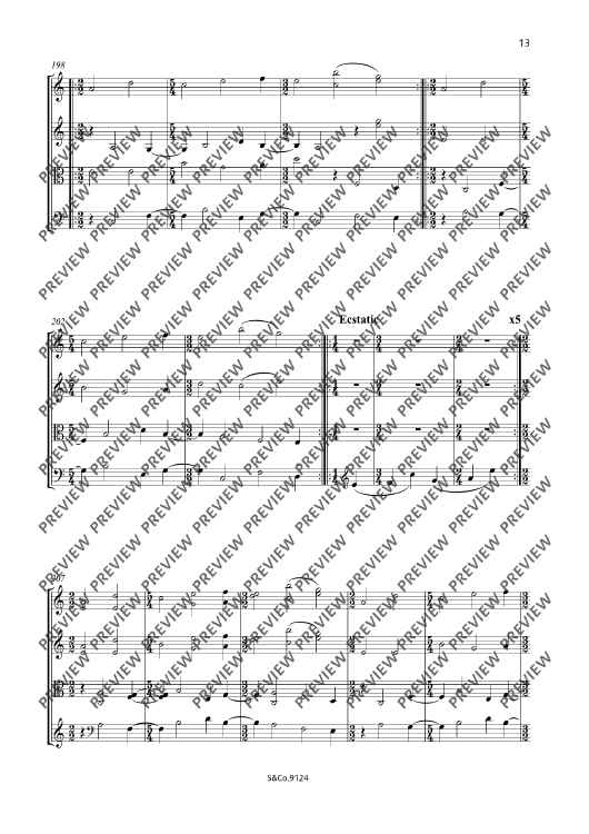 First Sorrow - Score and Parts" Sheet Music for String Quartet - Sheet ...