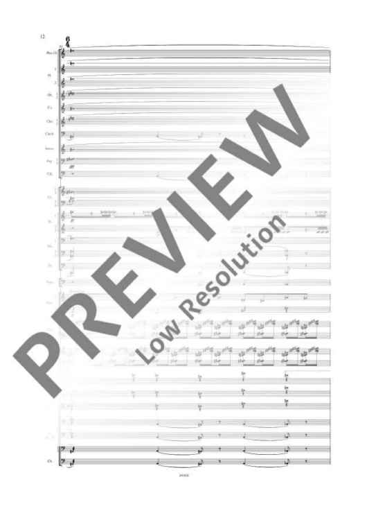 3 Pieces for Orchestra - Full Score" Sheet Music for Orchestra - Sheet ...