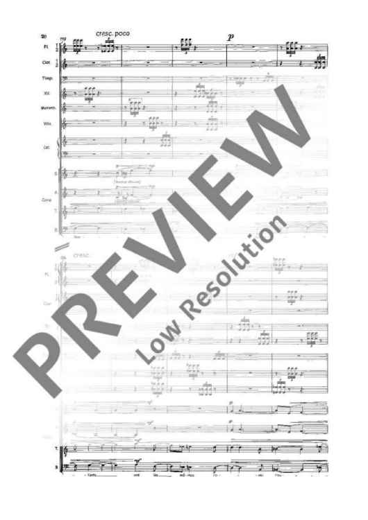 La Victoire de Guernica - Full Score" Sheet Music for Mixed Choir (SATB ...