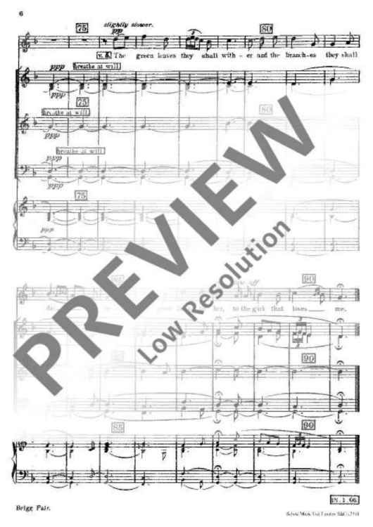 British Folk-Music Settings - Choral Score" Sheet Music for Mixed Choir ...