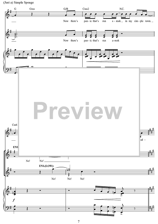 (Just a) Simple Sponge - from SpongeBob SquarePants: The Broadway Musi ...