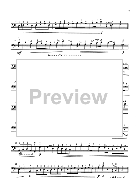 Suzuki Cello School, Volume 2 - Cello Part" Sheet Music by Tsuyoshi ...
