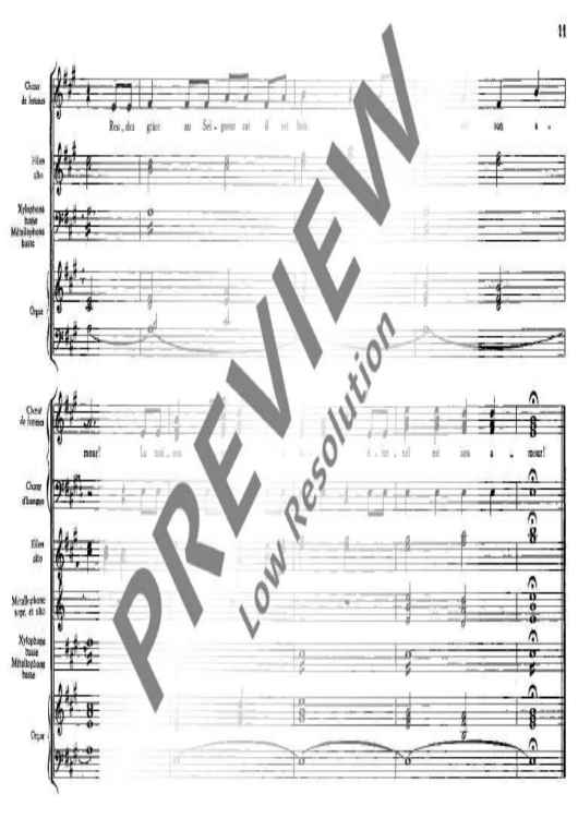 Missa élémentaria - Score" Sheet Music for Choir, Recorders And Orff ...