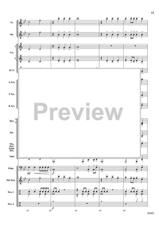 Colliding Visions - Score" Sheet Music for Beginning Band - Sheet Music Now