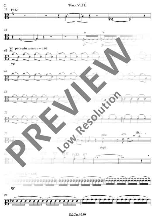 In Nomine (after Purcell) - Score and Parts" Sheet Music for Viol Consort (treble, 2 Tenors And ...