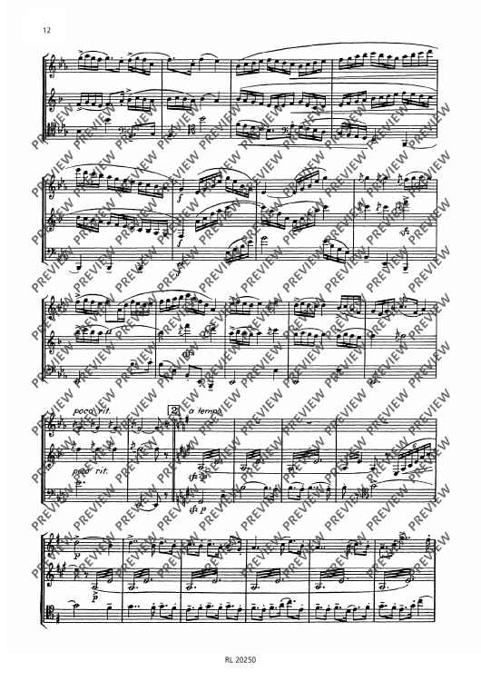 Arabesques - Score" Sheet Music for Oboe, Clarinet And Bassoon - Sheet ...