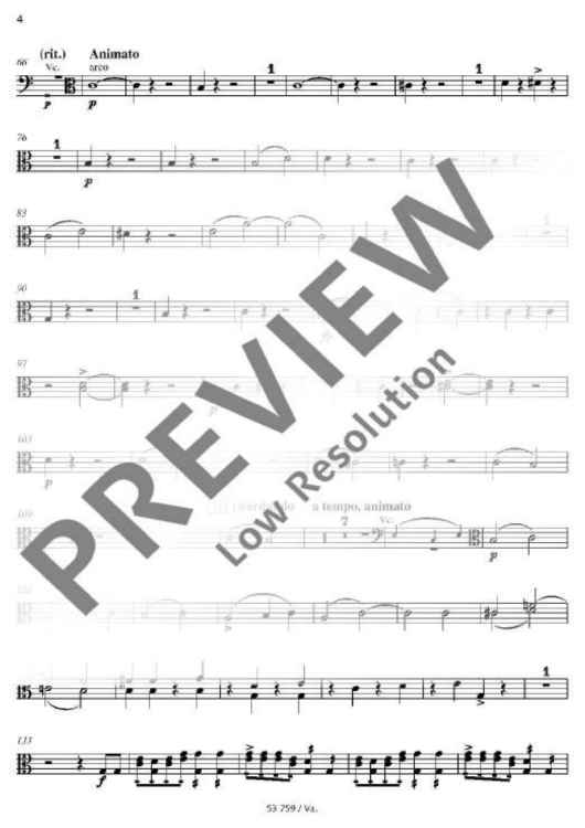 Concerto A minor - Viola" Sheet Music for Piano And Orchestra - Sheet ...
