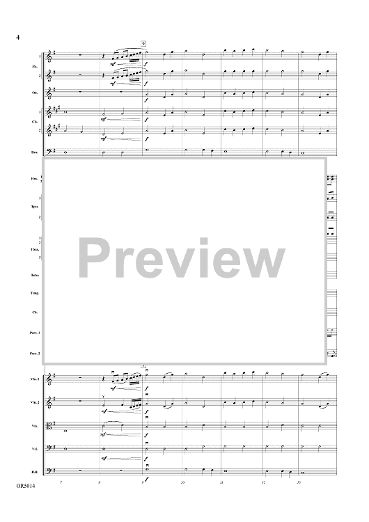 A Festive Fanfare - Score" Sheet Music for Orchestra - Sheet Music Now