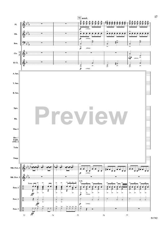 Alarm - Score" Sheet Music for Concert Band - Sheet Music Now
