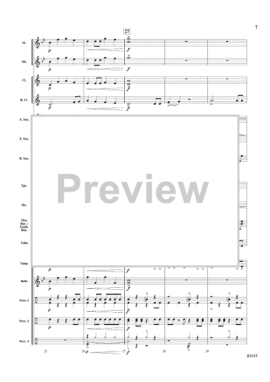 Rust Belt - Score" Sheet Music for Concert Band - Sheet Music Now
