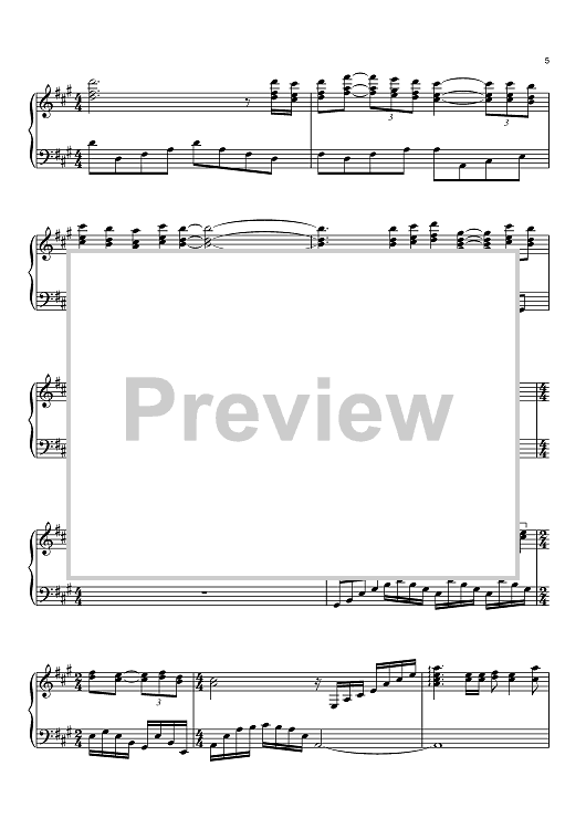 Volver, Volver" Sheet Music by Richard Clayderman for Piano - Sheet ...