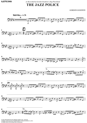 The Jazz Police - Electric Bass" Sheet Music by Gordon Goodwin's Big Phat Band for Jazz Ensemble ...