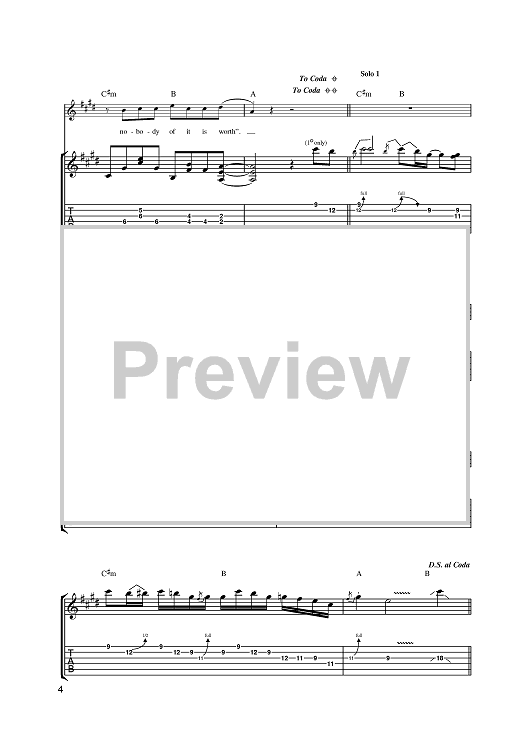 All Along The Watchtower" Sheet Music by Bob Dylan; U2; Jimi Hendrix ...