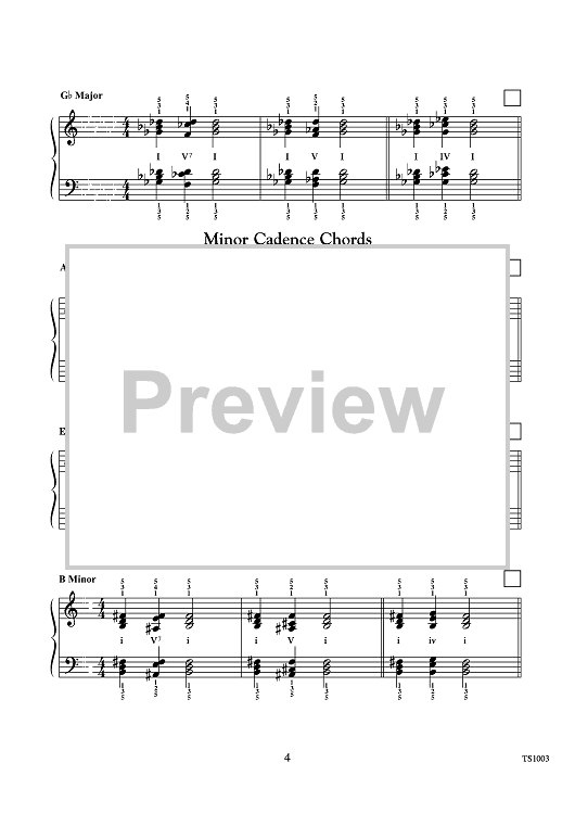 Cadence Chords" Sheet Music for Piano - Sheet Music Now