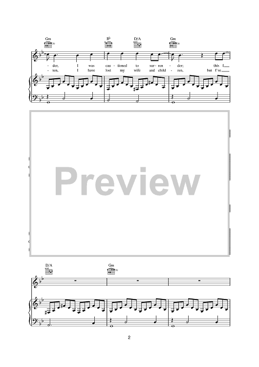 Partisan" Sheet Music by Leonard Cohen for Piano/Vocal/Chords - Sheet ...