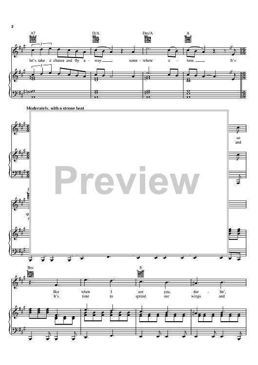 (Just Like) Starting Over" Sheet Music by John Lennon for Piano/Vocal ...