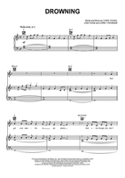 Drowning" Sheet Music by Chris Young for Piano/Vocal/Chords - Sheet ...
