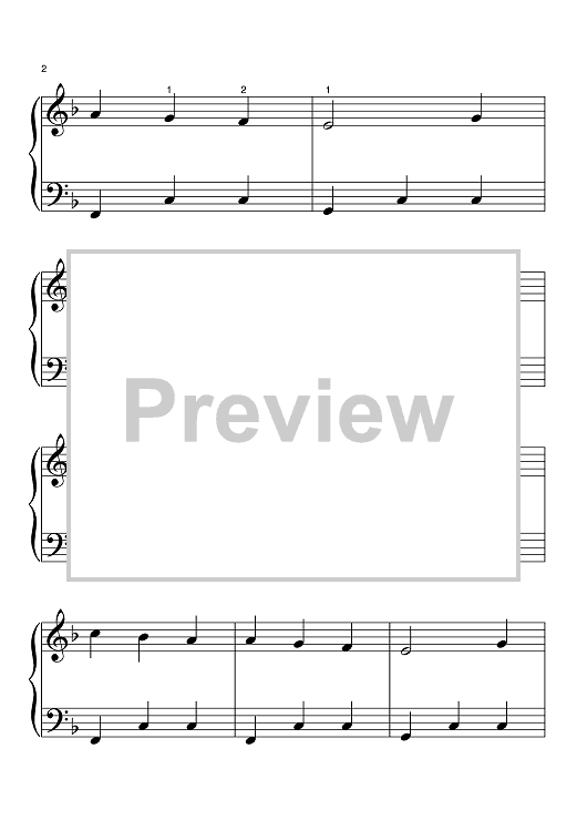 Carnival Of Venice" Sheet Music for Big Note Piano - Sheet Music Now