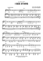I See Stars - from Mean Girls" Sheet Music for Piano/Vocal/Chords ...