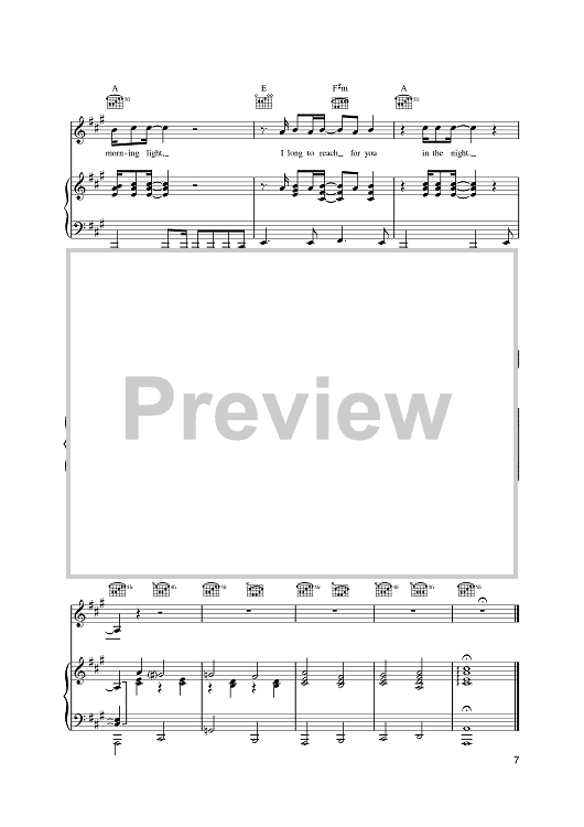 Lay Lady Lay" Sheet Music by Bob Dylan for Piano/Vocal/Chords - Sheet ...