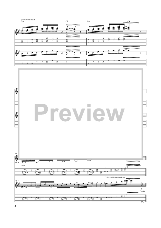 Frankenstein" Sheet Music by Edgar Winter Group for Guitar Tab - Sheet ...